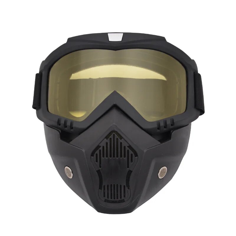 Тактическая маска для пейнтбола Black Yellow
