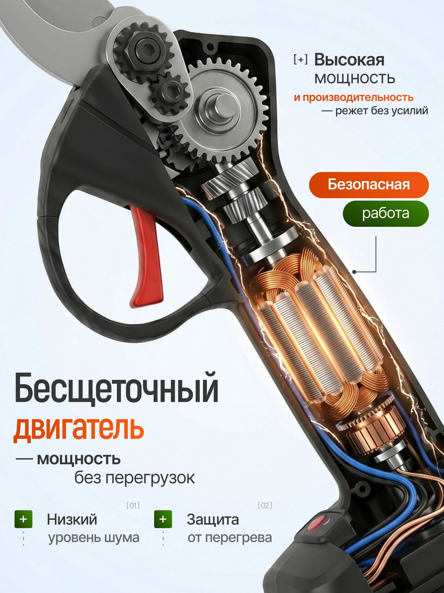 Электросекатор,40мм — фото 1