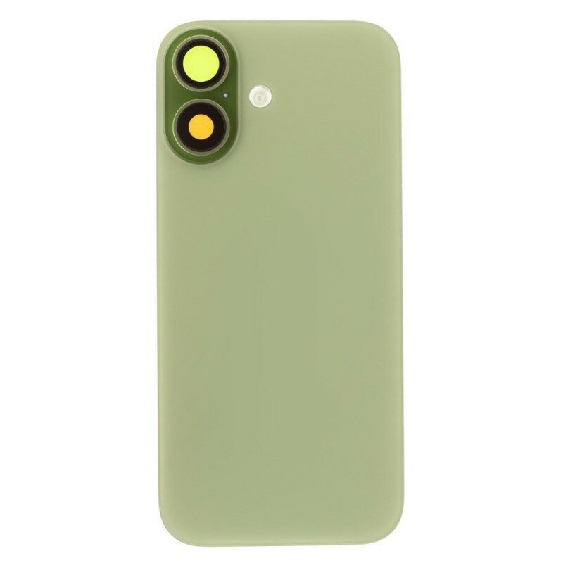 Задняя крышка для Apple iPhone 17 (SIM + eSIM) / iPhone 17 (eSIM) (зеленый) (в сборе со стеклом камеры и шлейфом) (Premium)