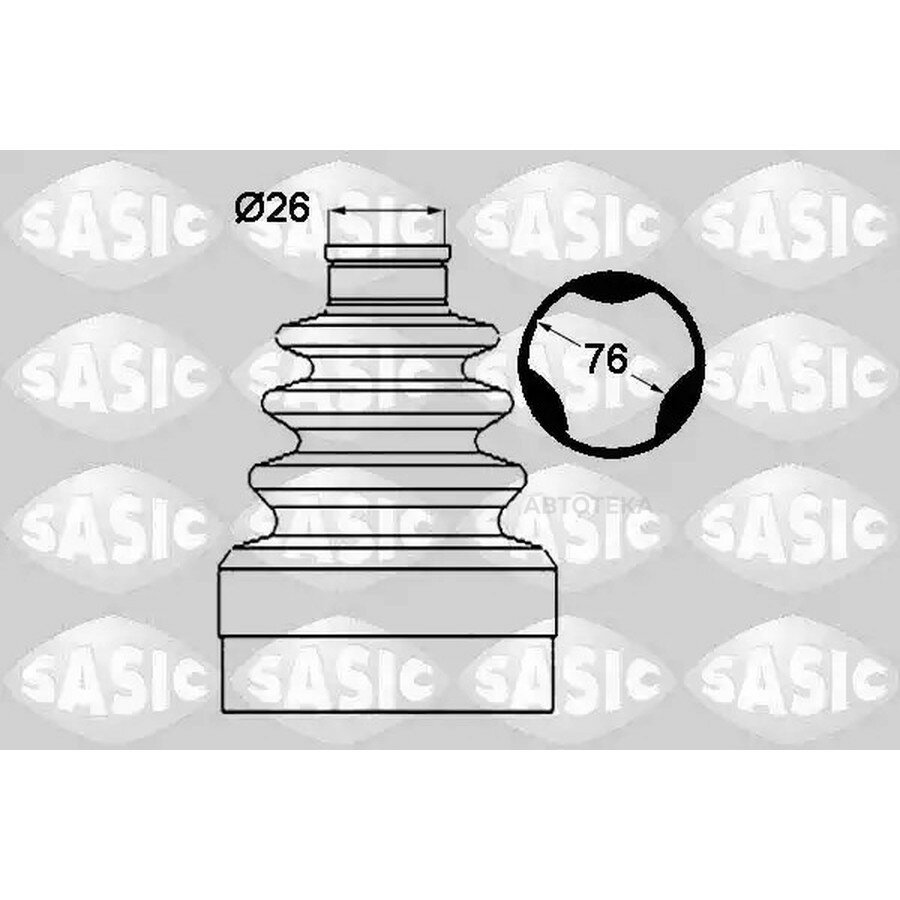 Пыльник ШРУС комплект SASIC 1904019