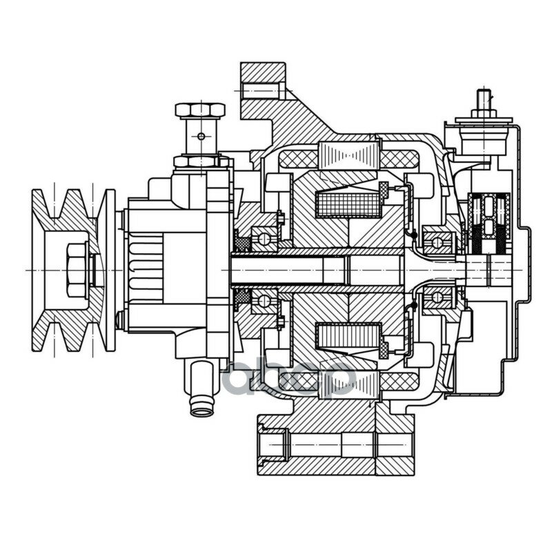 Генератор для автомобилей Toyota Hiace (89-) 2.4D/3.0D/Land Cruiser Prado 120 (02-) 3.0D 90А STARTVOLT арт. LG1960