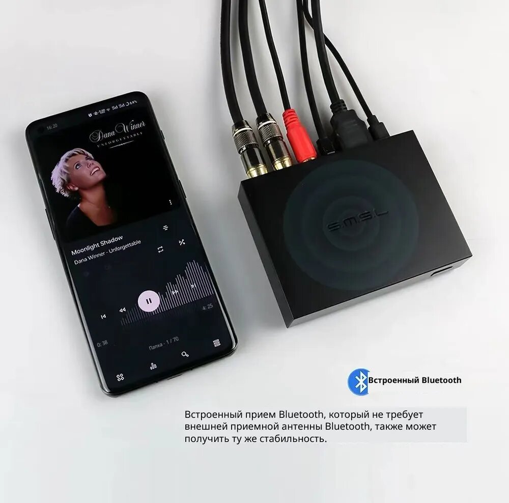 SMSL PS100 Настольный аудиодекодер — фото 1