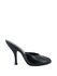 Босоножки JUDE Date Mule leather peep-toe sandals, размер 36, черный