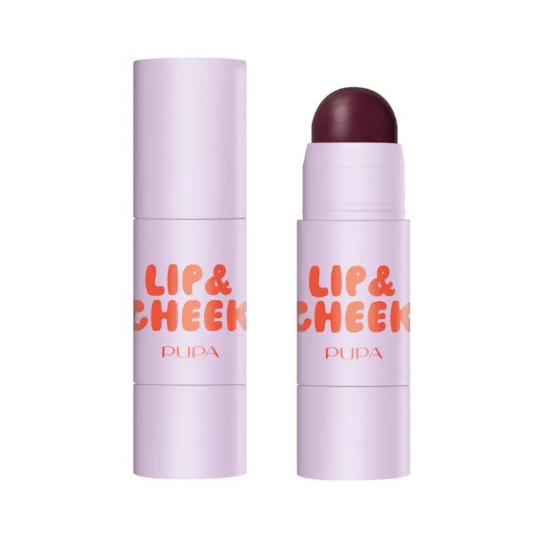 Pupa Milano Румяна и бальзам для губ в стике LIP&CHEEK тон 003 Сочная вишня 4 г 4 гр