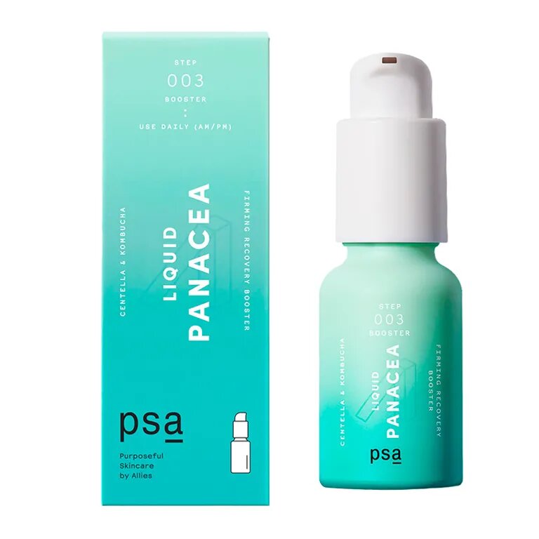 PSA Укрепляющий восстанавливающий бустер LIQUID PANACEA с центеллой и комбучей 15 мл 15 мл