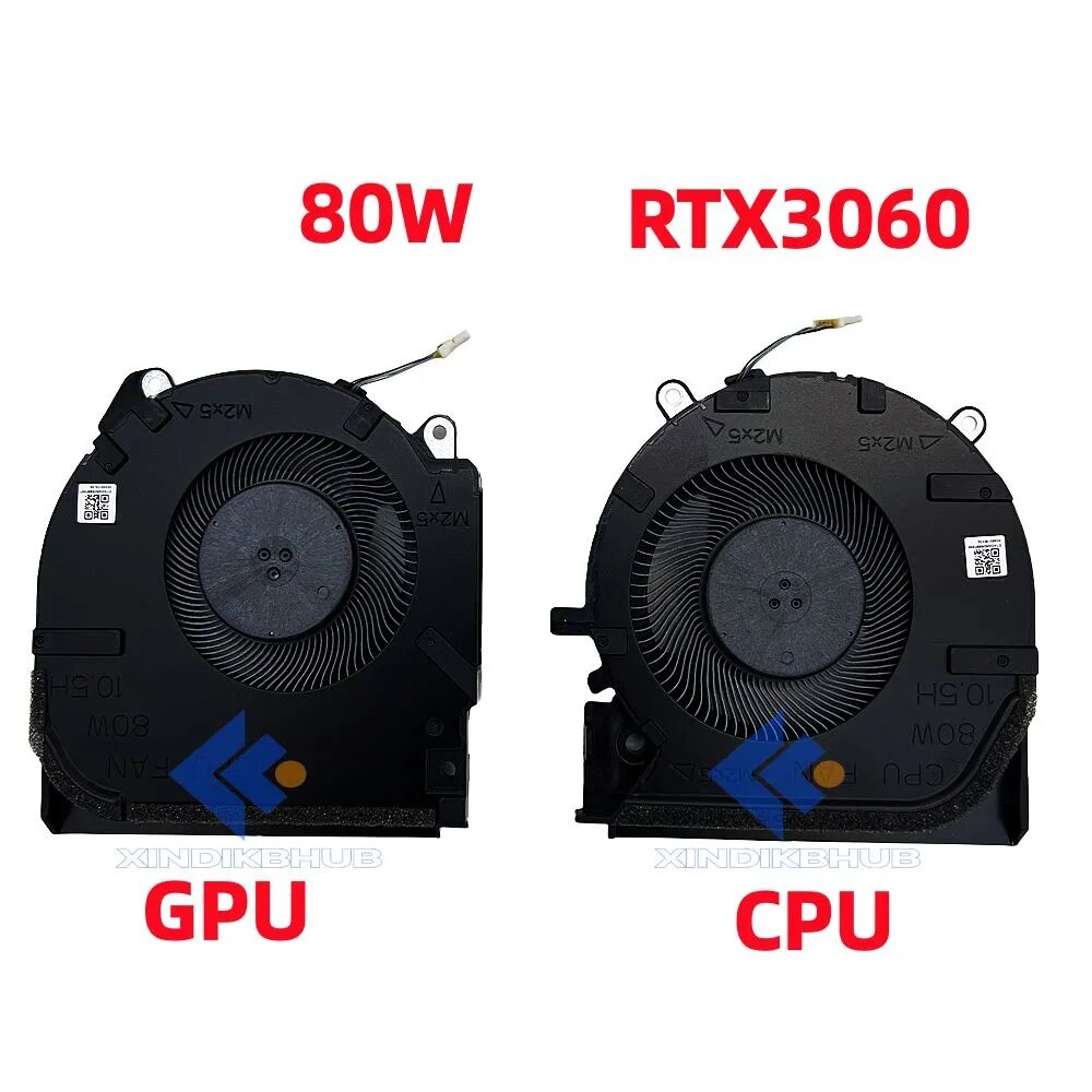 Вентилятор (80W CPU+GPU кулер) для ноутбука HP Victus 7/8 16-D 16-E TPN-Q263 Q264 RTX3060 Cooler fan