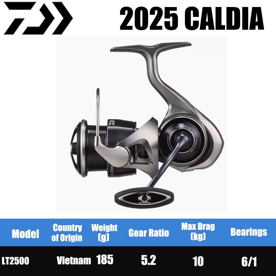 DAIWA 2025 CALDIA Спиннинговая катушка LT2500