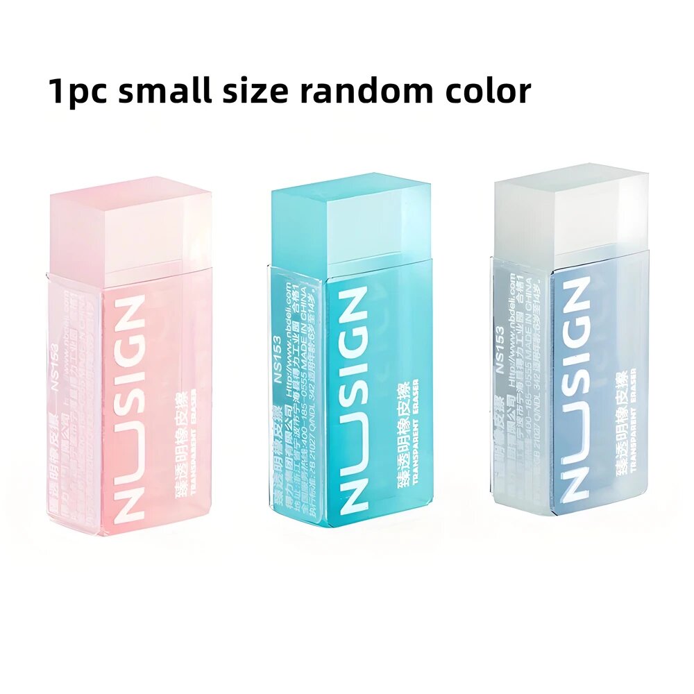 Прозрачный ластик Deli 1pc small random