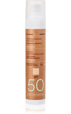 Крем для ухода за кожей Korres Red Grape Tinted Daily Sunscreen SPF 50, 50 мл