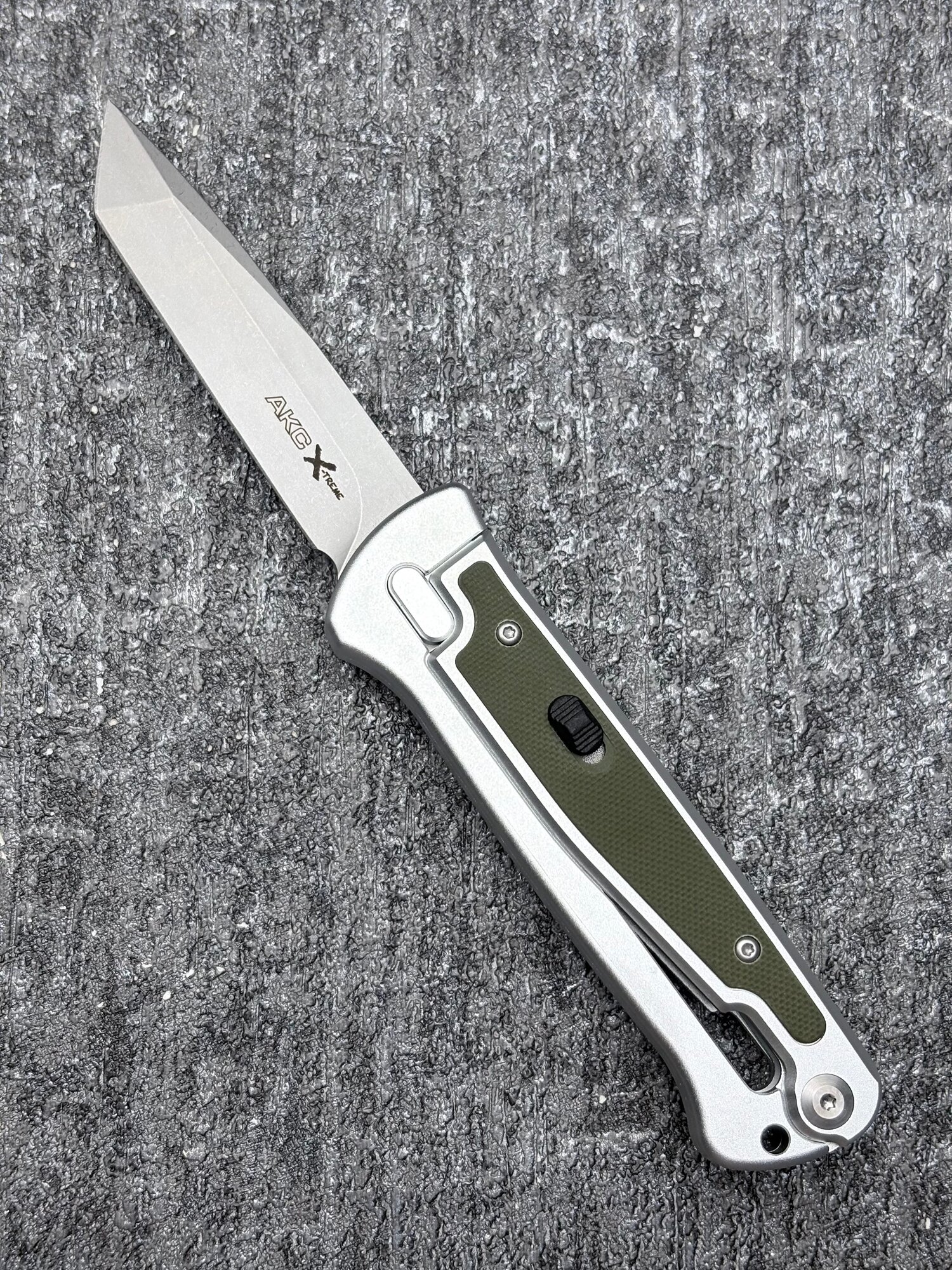 Нож складной гравитационный AKC X-treme (хаки)