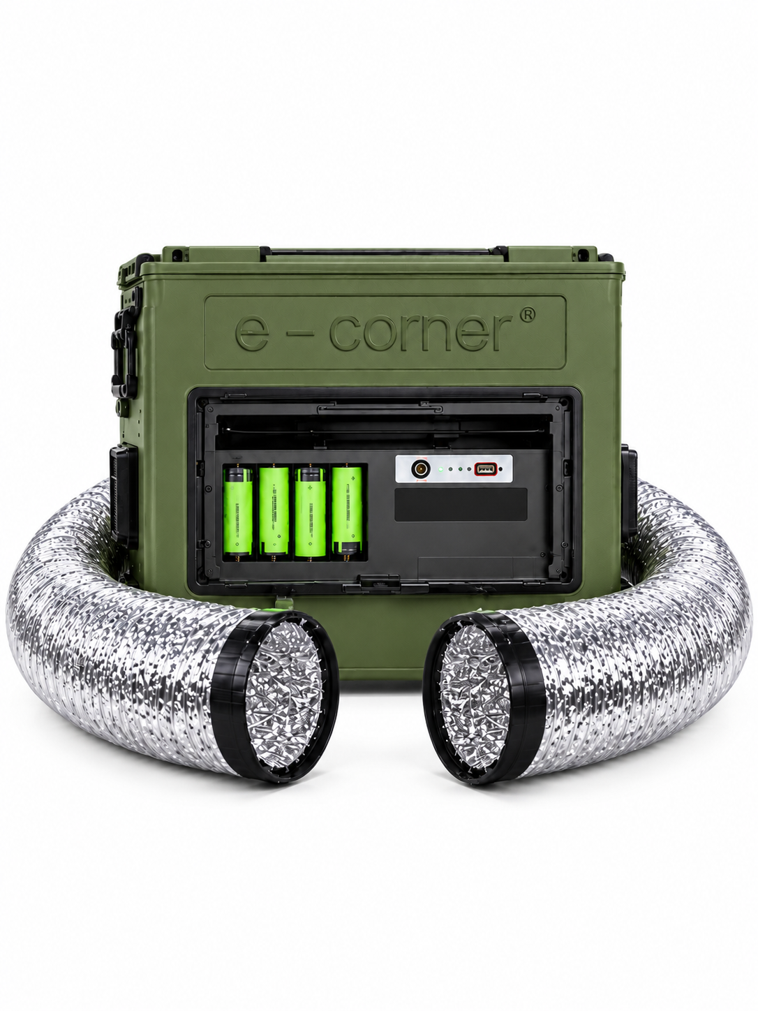 Автономный дизельный отопитель E-CORNER MH-04D, зелёный, 800–3000 ккал/ч