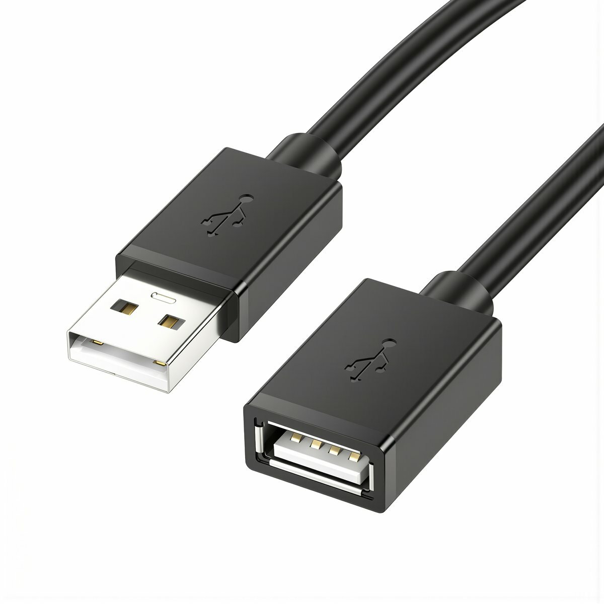 Портативный удлинитель 0,5 метра USB 2.0 мужской к женщине для удобного доступа к задним портам стационарного компьютера в обычном использовании