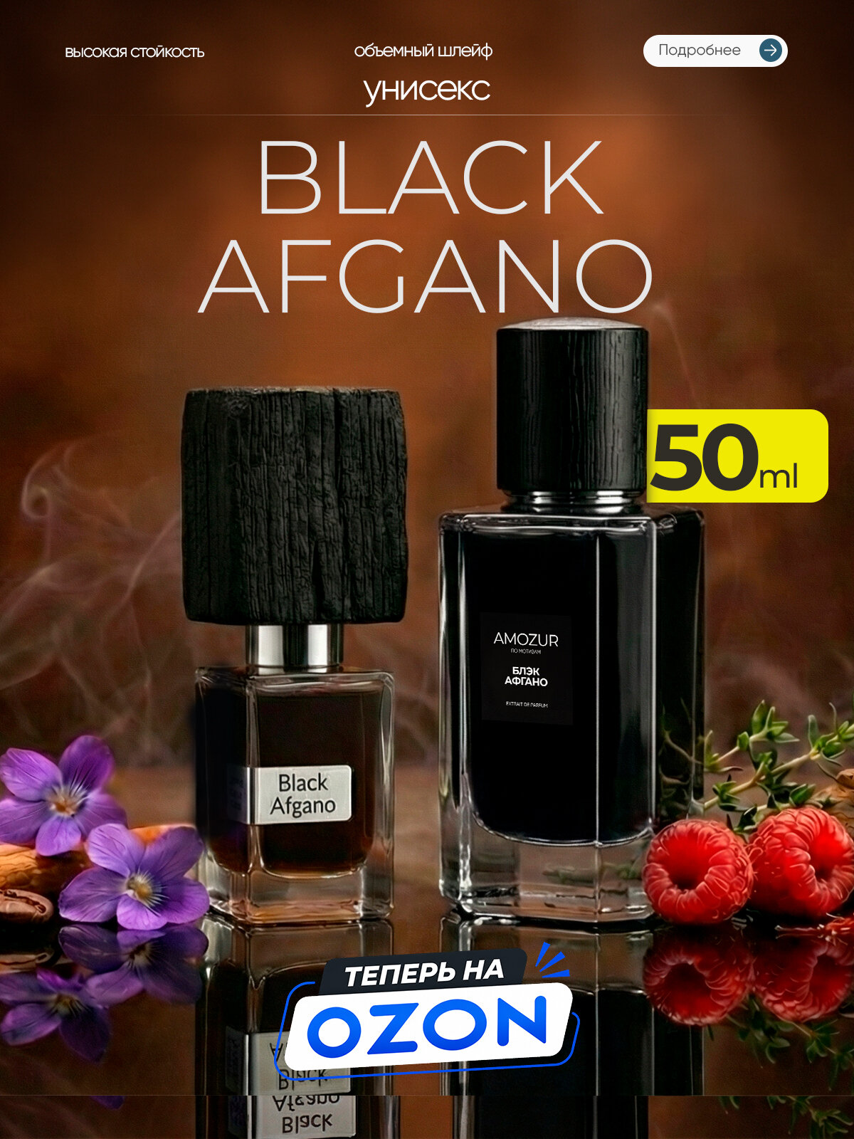 AmoZur Духи Nasomatto Black Afgano Насоматто Блэк Афгана 50 мл