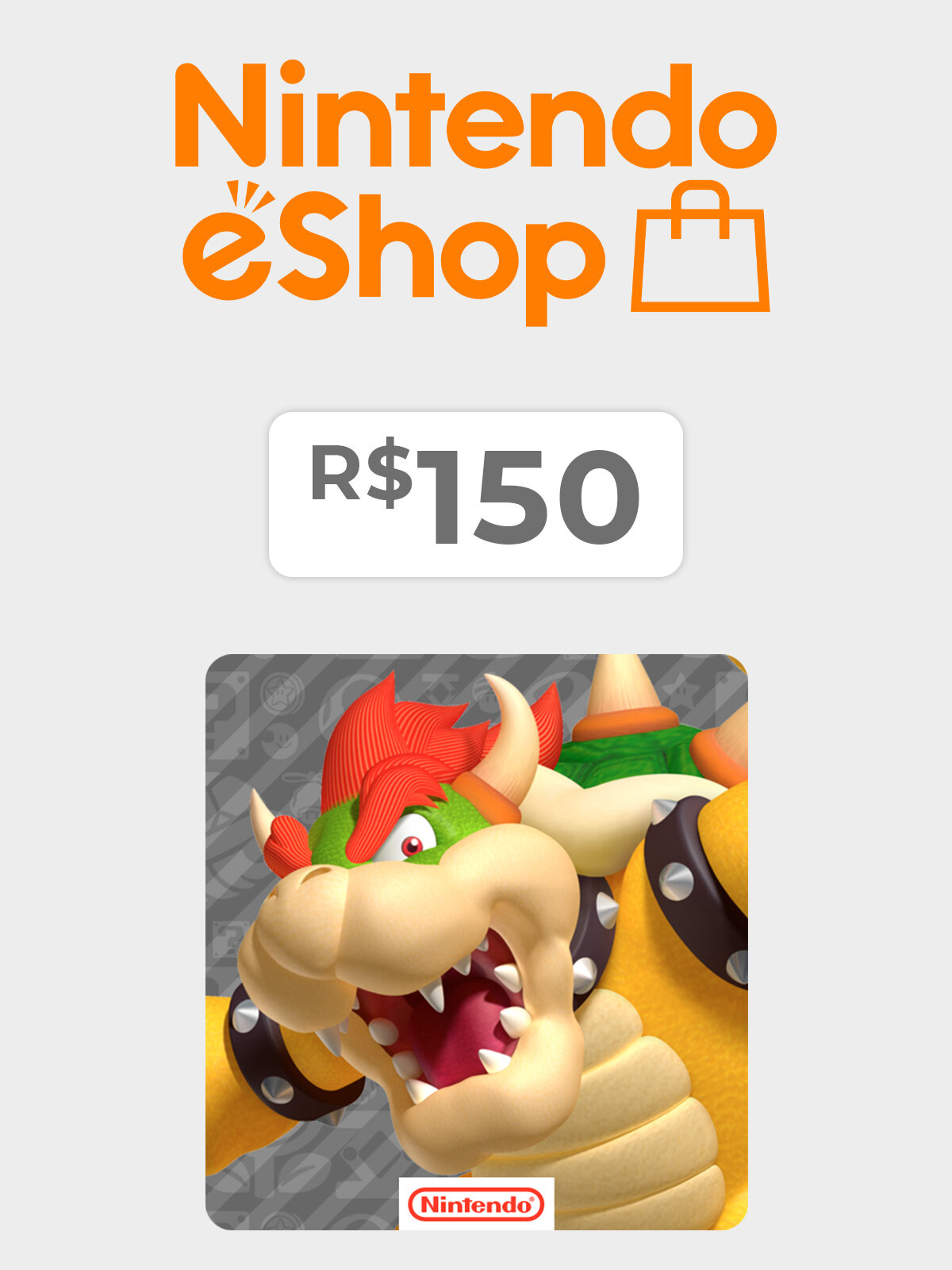 Карта оплаты Nintendo eShop 150 BRL Brazil [Цифровая версия]