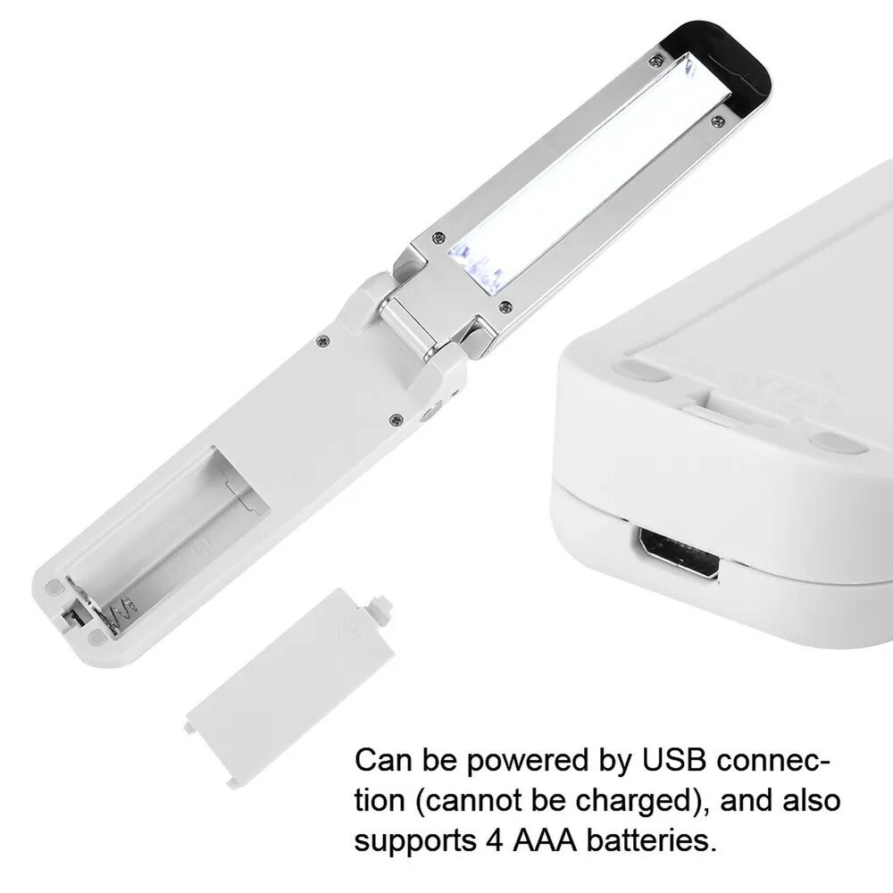 Ультрафиолетовая лампа дезинфекции Goolrc, Белый, USB, 4xAAA, Китай