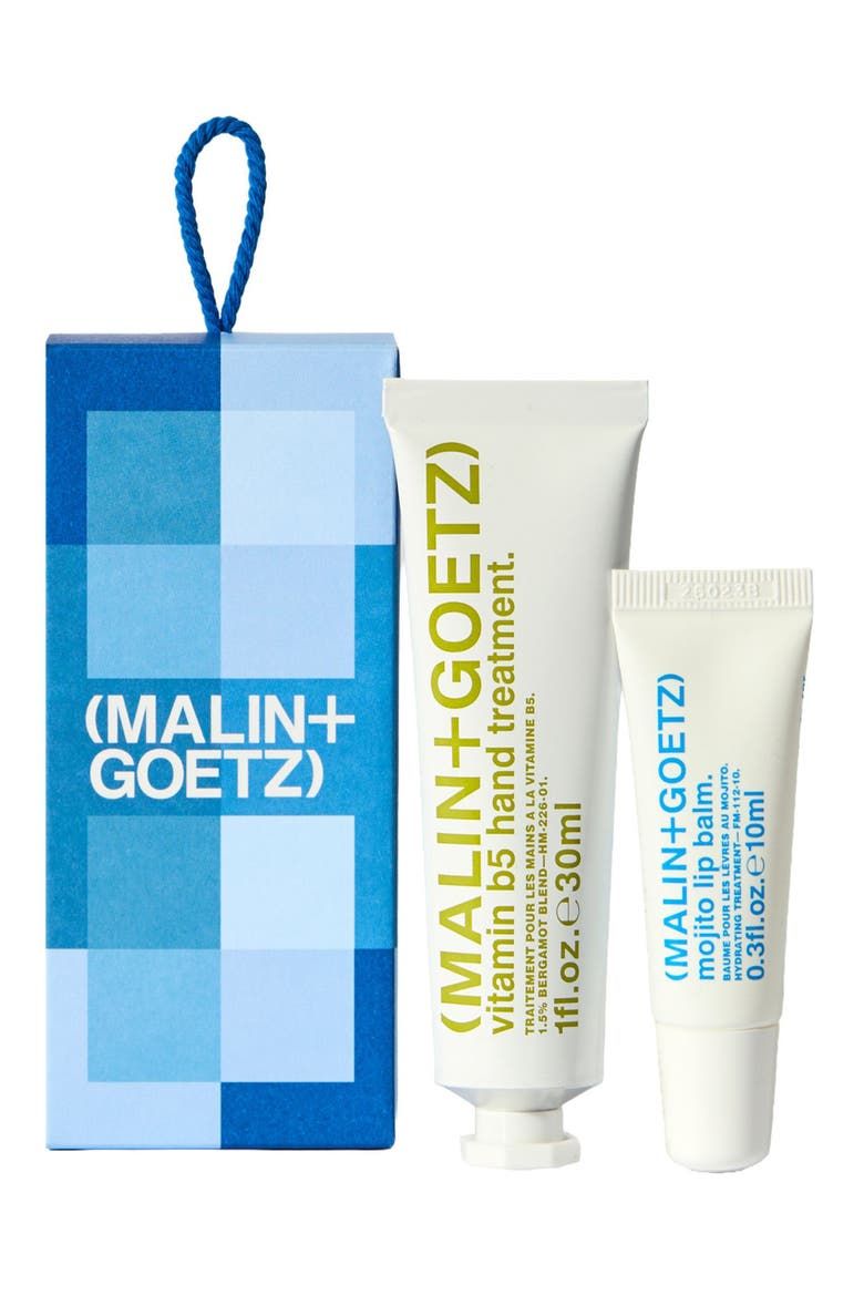 Malin+Goetz Подарочный набор крема для рук и бальзама для губ In Good Hands