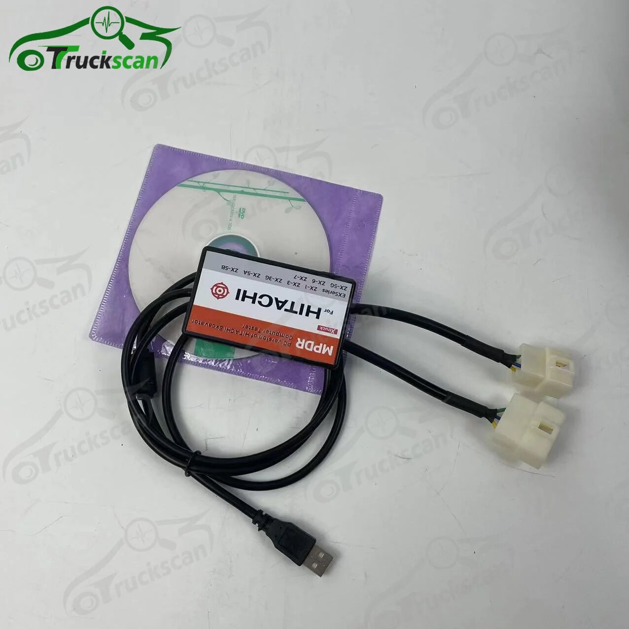 Диагностический комплект для грузовиков Hitachi: USB-кабель HD с 4/6-контактной совместимостью для мониторинга тяжелой техники
