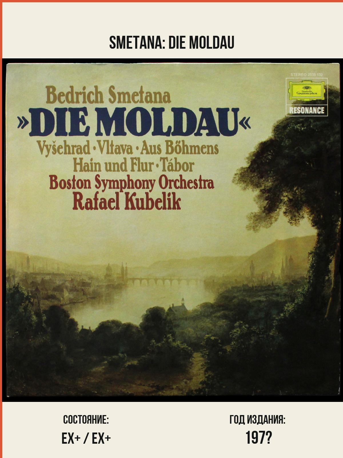 Виниловая пластинка Deutsche Grammophon Rafael Kubelik – Smetana: Die Moldau