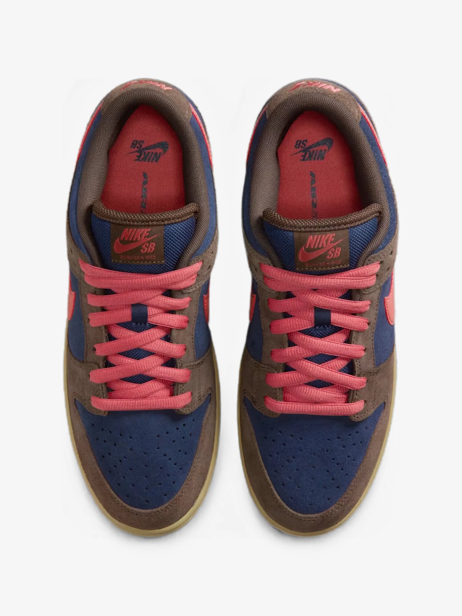 Кроссовки NIKE SB Dunk Low Pro, размер 6, коричневый — фото 1