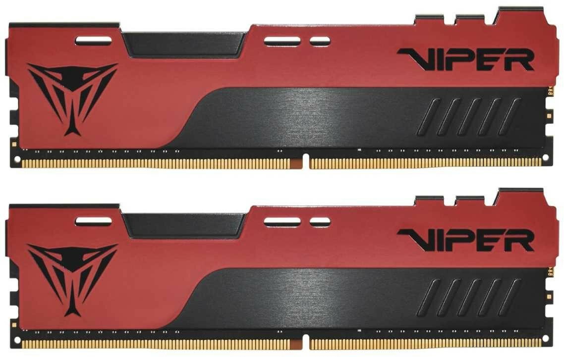 Оперативная память Patriot Viper Elite II PVE2432G320C8K DDR4 - 2x 16ГБ 3200МГц, DIMM, Ret