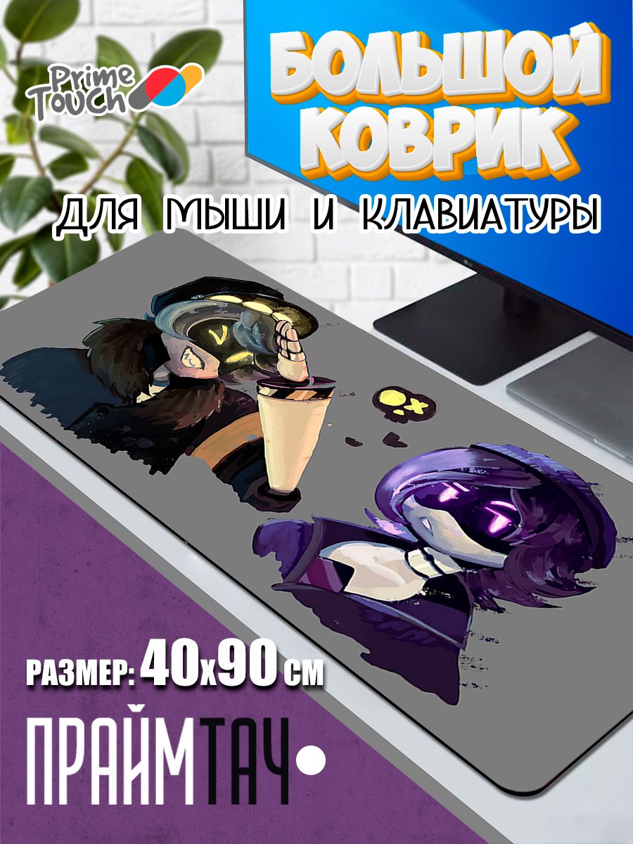 Коврик для мышки игровой большой с рисунком (принтом) - Дроны-убийцы (Murder Drones)