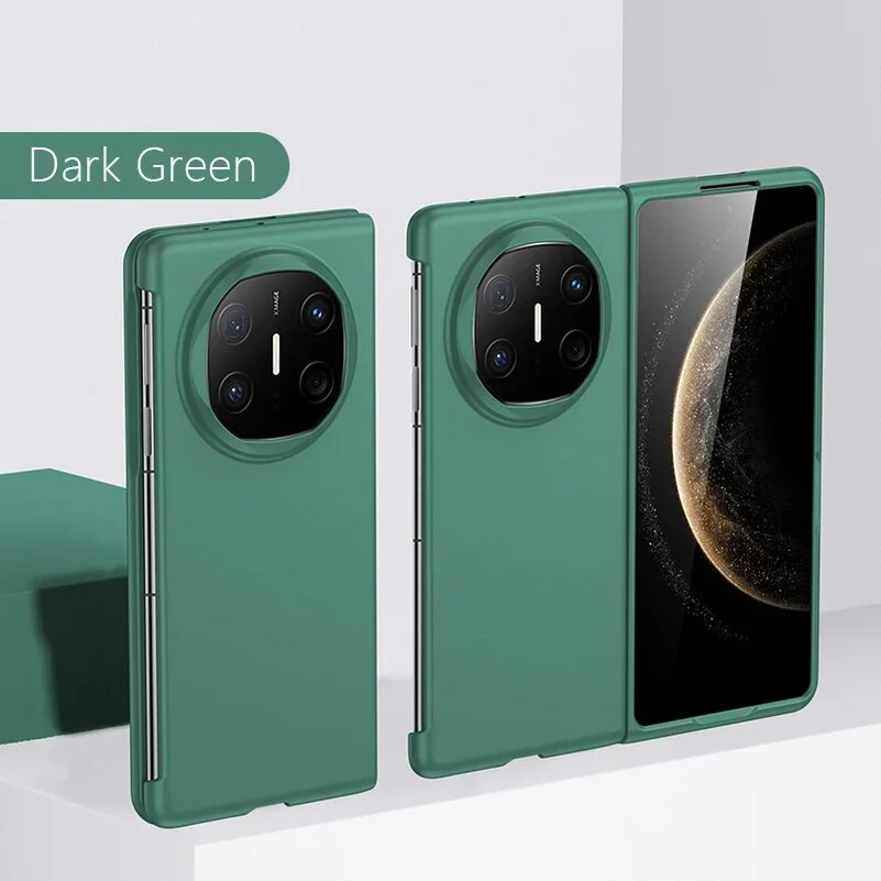 Роскошный Противоударный Цветной Чехол Для Huawei Mate X6/X5/X3 Huawei Mate X3, Зеленый, Dark Green