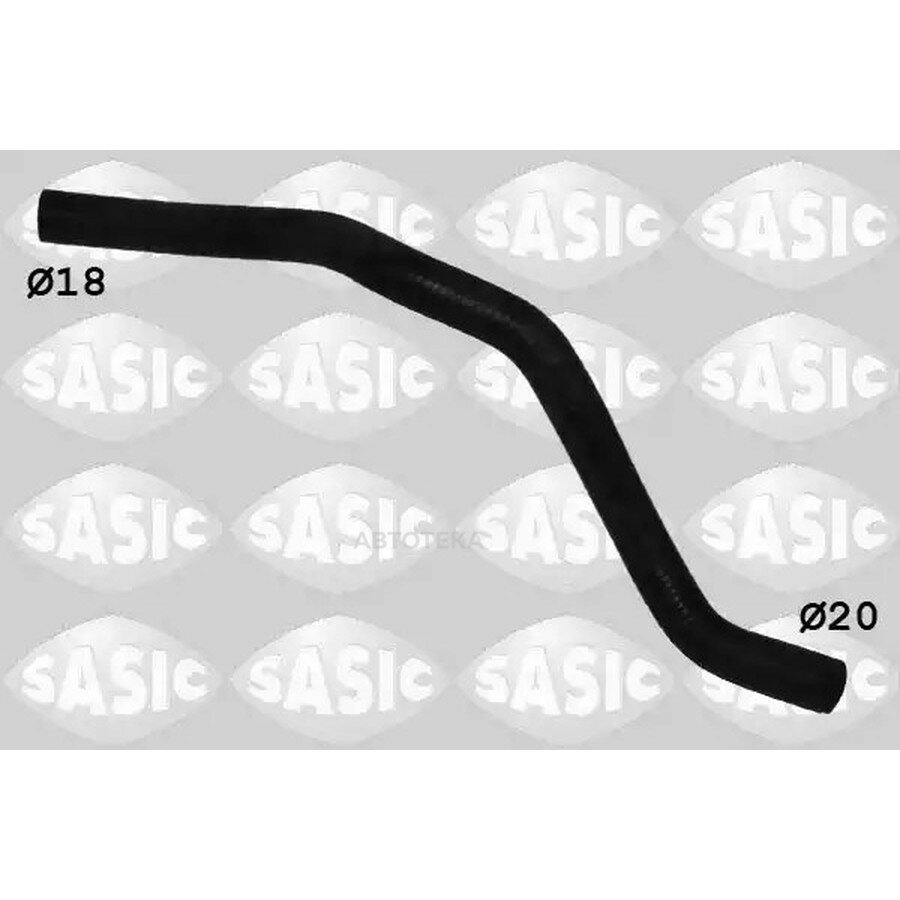 Патрубок отопителя (печки) Рено Duster Logan 1 Sandero 1 Lada Largus K4M SASIC 3404166