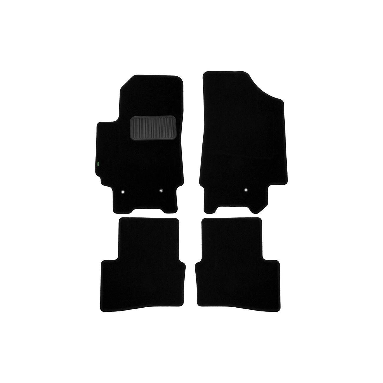 Коврики в салон Klever Коврики в салон Standard HYUNDAI Creta 2016-2020, 2020-2021, кросс, 4 шт. (текстиль) / Хендай Крета