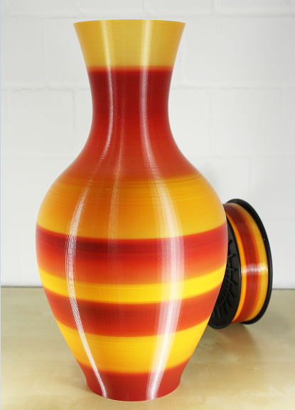 Ваза декоративная дизайнерская, 3D-печать, 3DOPRU арт. VASE-TV-1882791