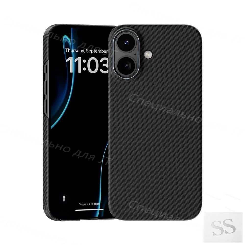 Чехол Benks ArmorAir Case built with Kevlar 600D для iPhone 17 6.3", цвет черный (Black)