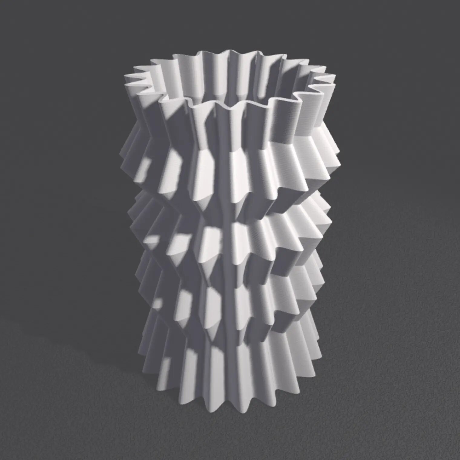 Ваза декоративная дизайнерская, 3D-печать, 3DOPRU арт. VASE-CC-d15ba6512ad5