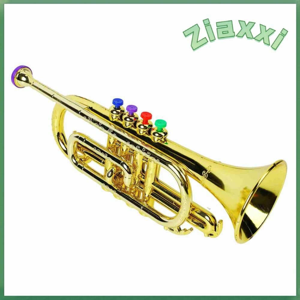 Детская Труба с Цимбалами, Качественная Игрушка для Развития Музыкальных Навыков