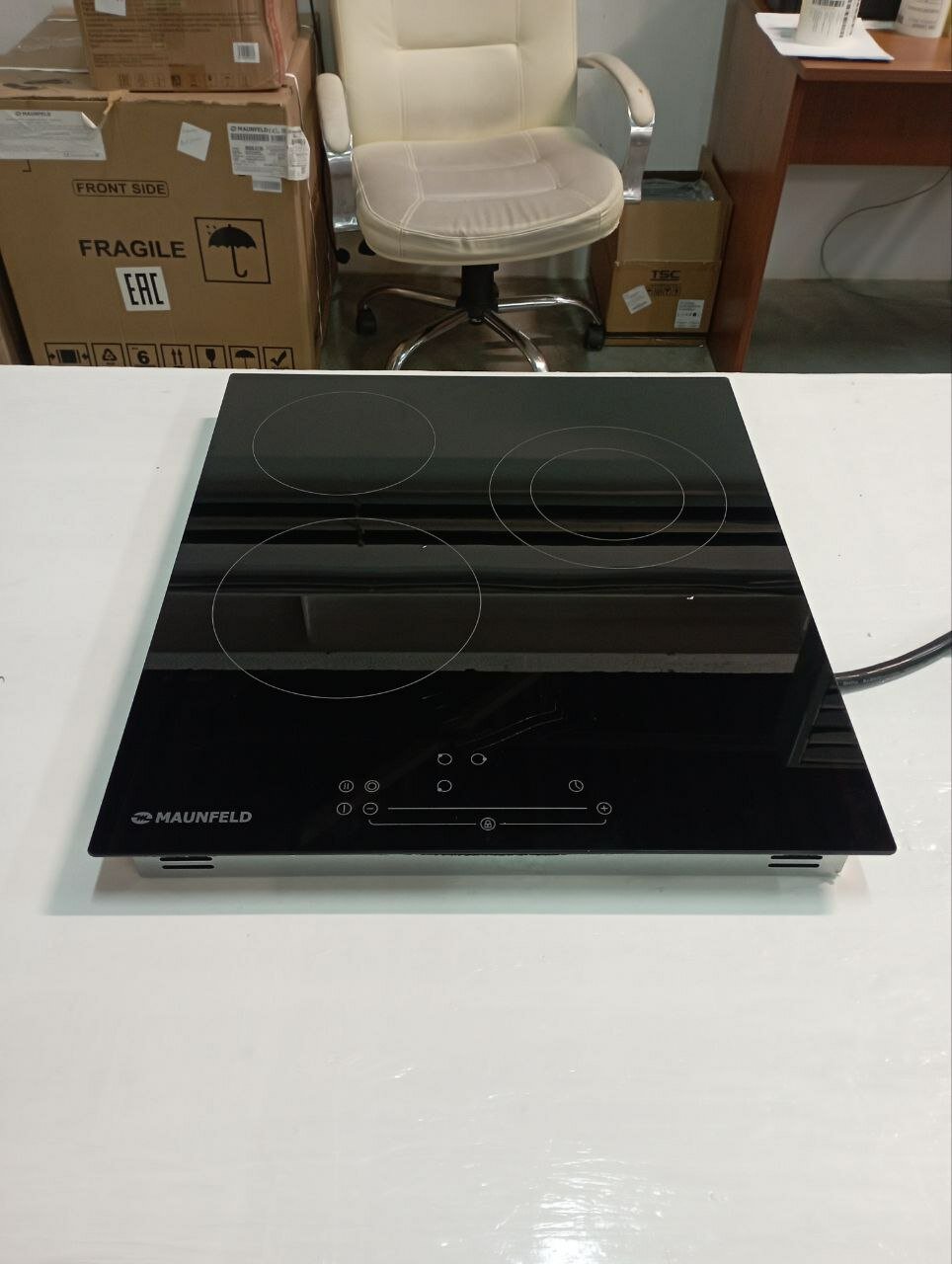 Электрическая варочная панель MAUNFELD EVCE.453.D-BK