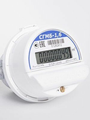 Счетчик газа Счетприбор сгмб-g 1,6Б 1/2" (с выносным литиевым элементом)