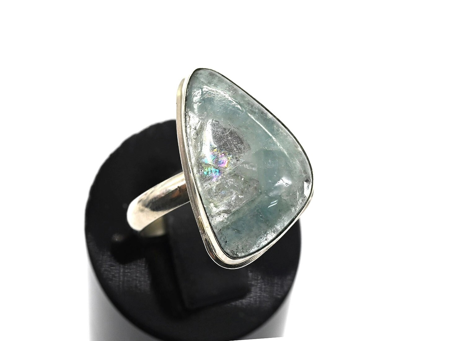 Кольцо, аквамарин