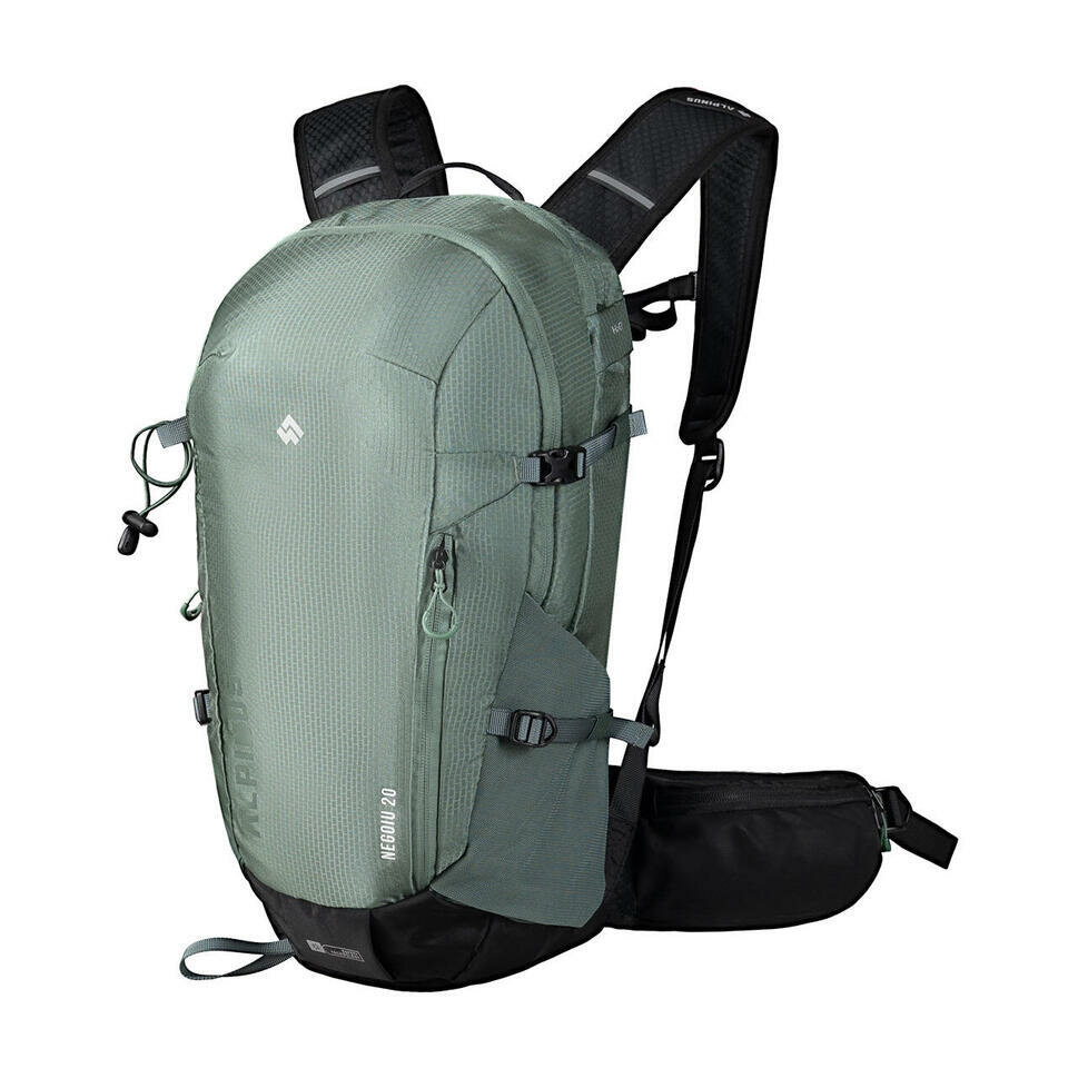 Decathlon Трекинговый рюкзак Alpinus Negoiu 20 л, цвет шалфейно-зеленый
