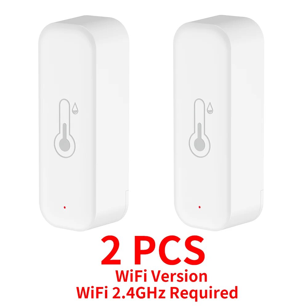 2 шт. Умный термогигрометр WiFi 2.4GHz
