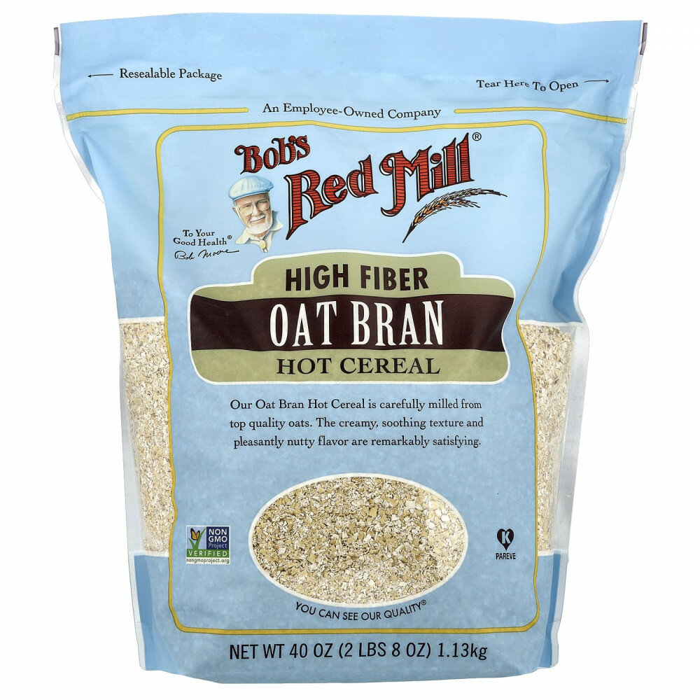 Bob's Red Mill, овсяные отруби с высоким содержанием клетчатки, 1,13 кг (40 унций)
