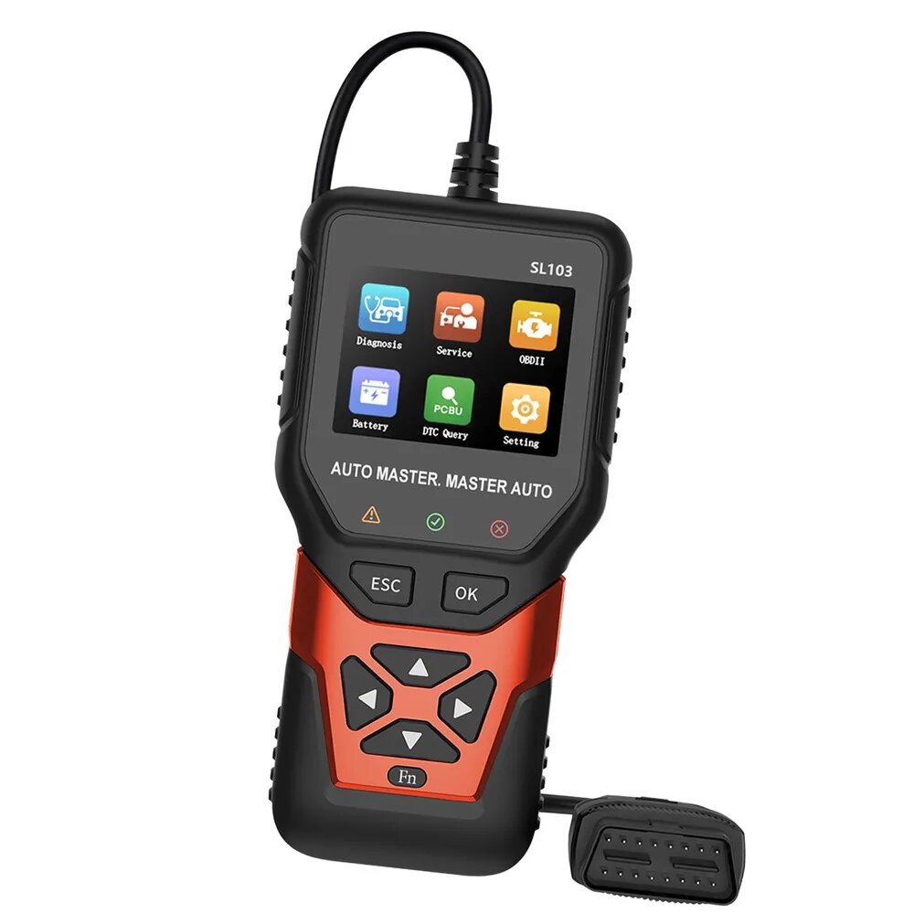 Внешний сканер DPF и тестер OBD2 для мобильных устройств с данными в режиме реального времени