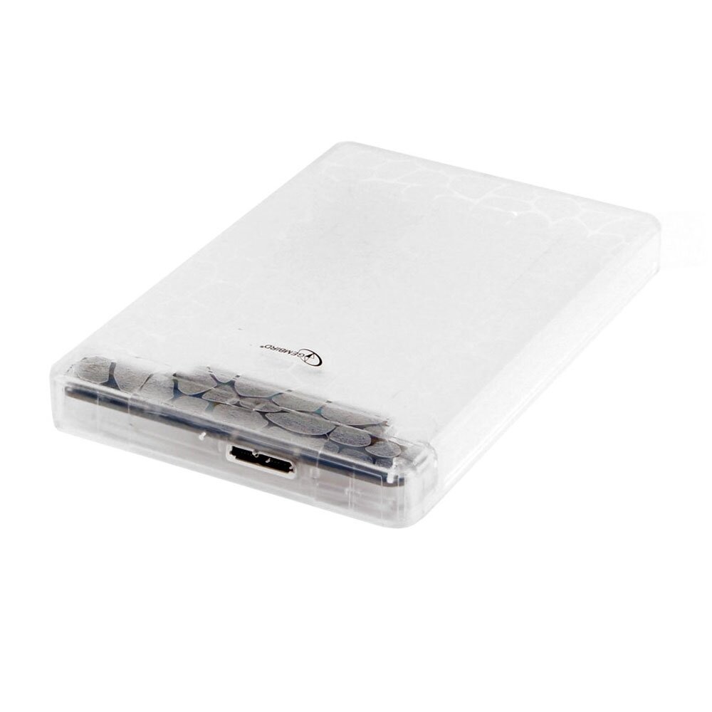 Внешний корпус 2.5\ Gembird EE2-U3S-32P, прозрачный, USB 3.0, SATA, пластик