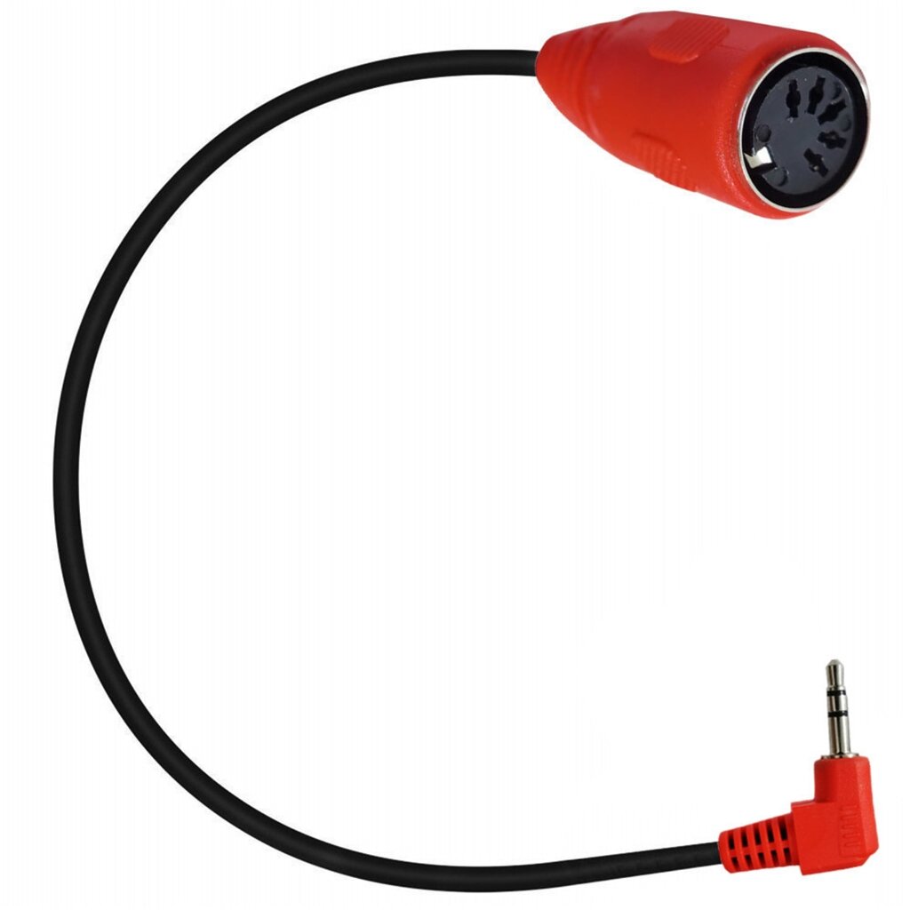 90-Градусный Колено К TRS 3,5 мм Штекер К DIN 5Pin Женский Звуковой Штекер К Звуковому Адаптеру Кабель для Наушников Телефон