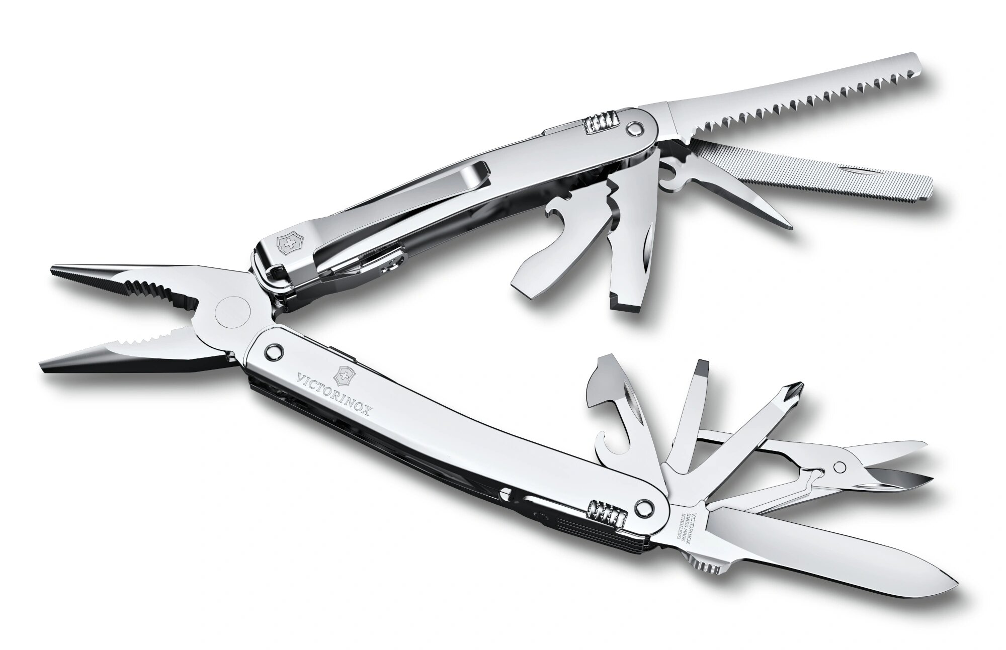 Мультитул Victorinox SwissTool Spirit MX Clip (3.0224. MKB1) 105мм 24функц. серебристый блистер