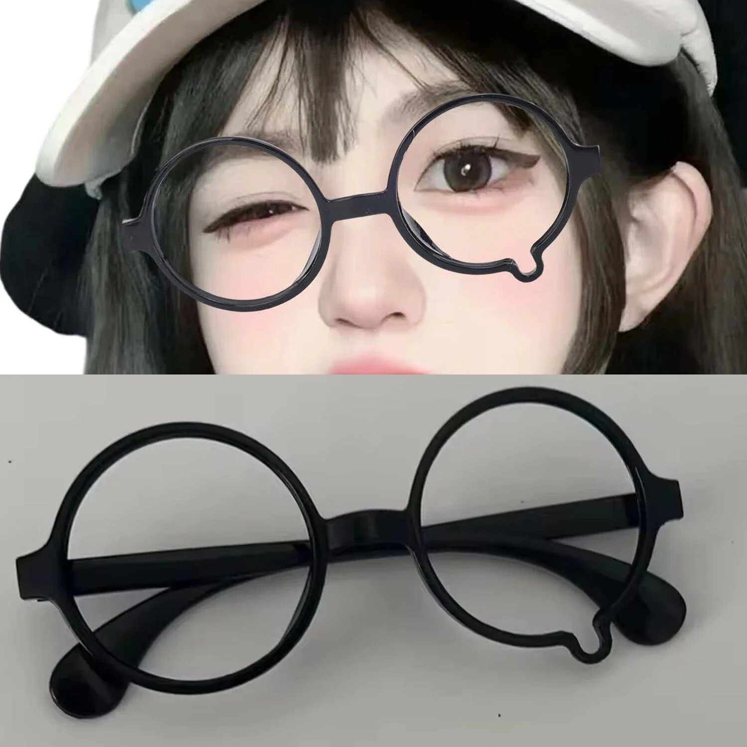 Аниме очки черные B