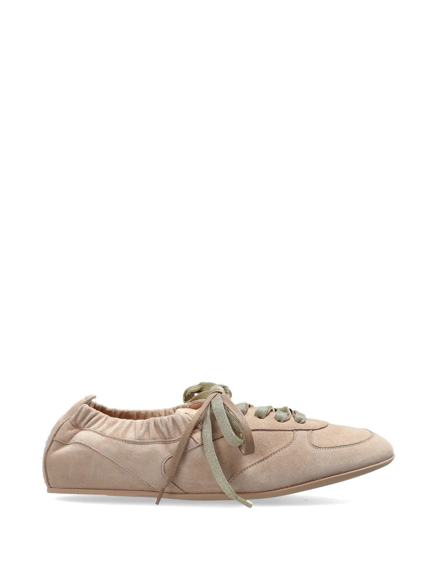 Кроссовки Sueded lace-up fastening sneakers