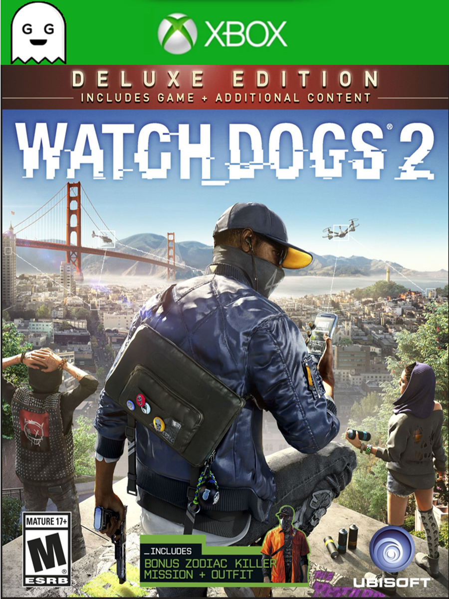 Игра Watch Dogs 2 Deluxe Edition, цифровой ключ для Xbox One/Series X|S, Русская озвучка, Аргентина