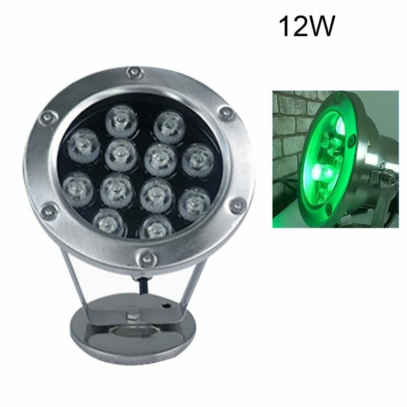 Бассейн из нержавеющей стали 12V/24V светло-зеленый-12 Вт