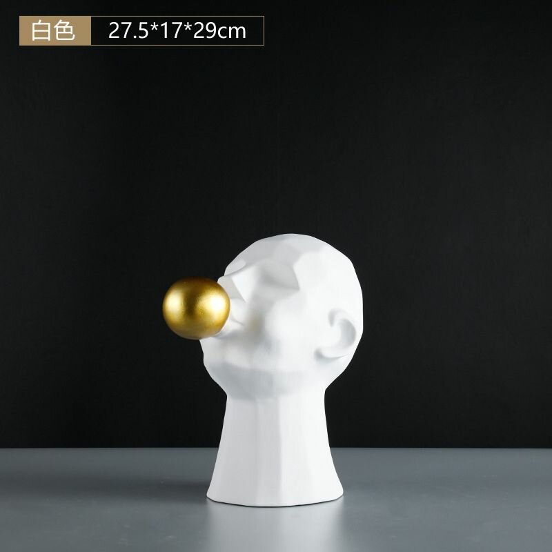 Скандинавская фигурная скульптура, креативный декоративный элемент, абстрактное искусство, портретное украшение для демонстрационных залов, гостиных и декора прихожей.