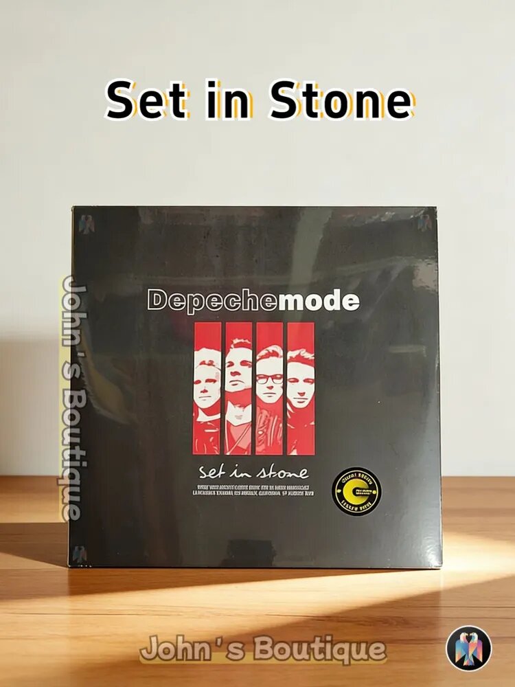 Depeche Mode LP Set in Stone Виниловая Пластинка 12 Дюймов жёлтый