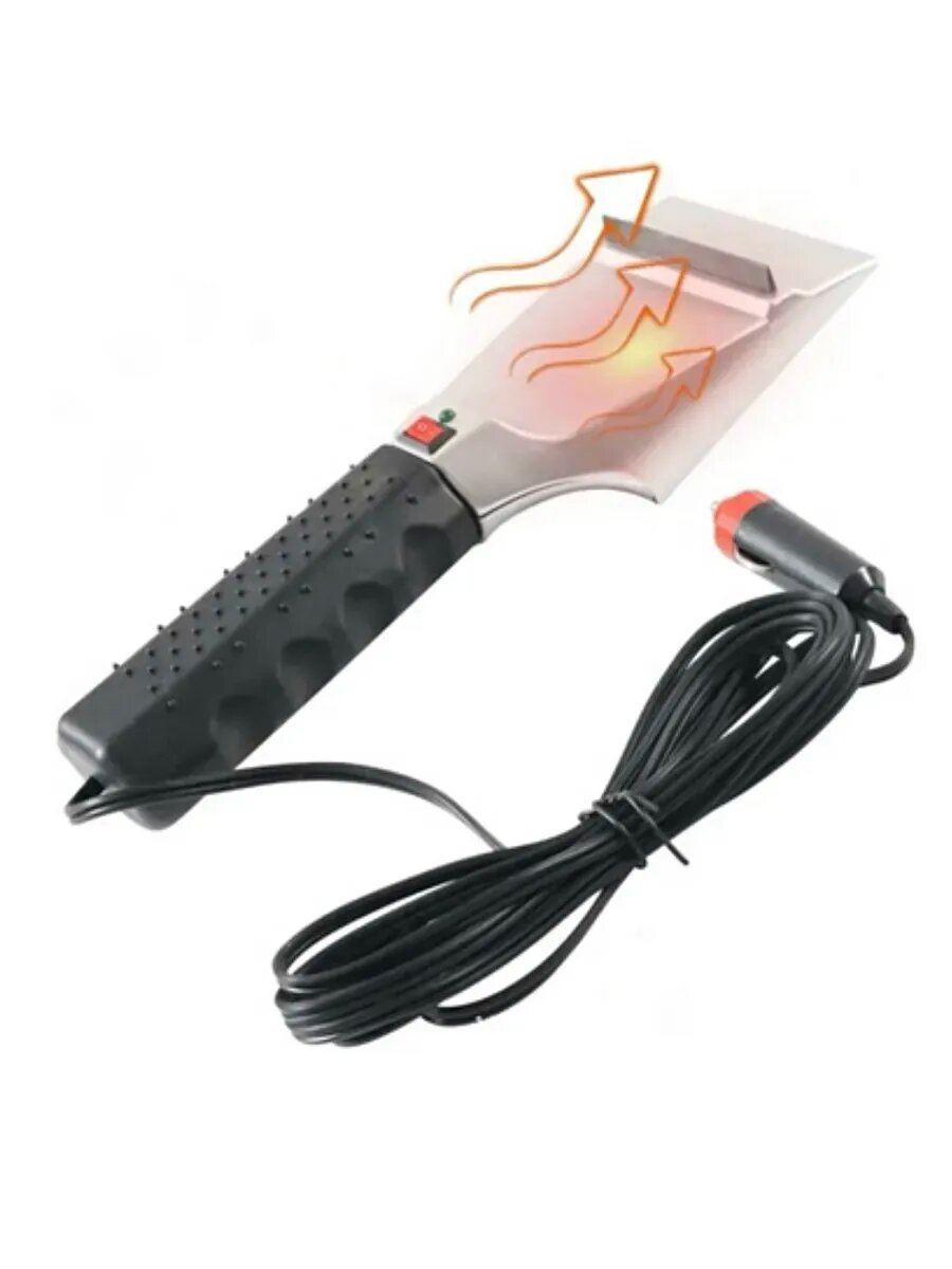 Автомобильный скребок для льда с подогревом