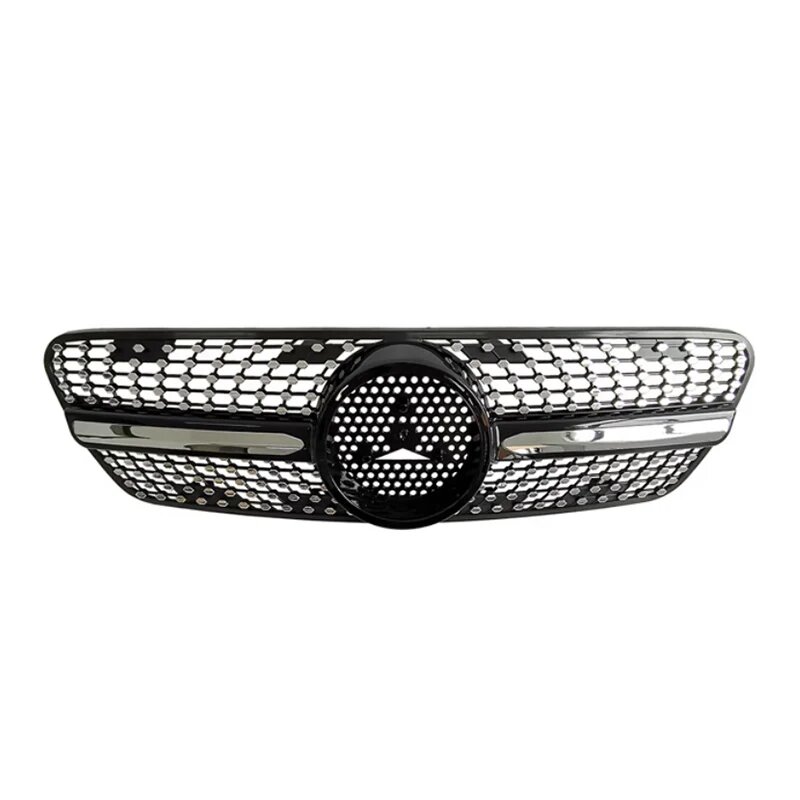 Для Mercedes Benz W163 ML-Class ML320 ML350 ML500 1998-2004, гоночная решетка передней впускной решетки, тюнинговые решетки из АБС-пластика